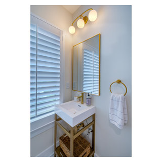 ATTIC BUILD OUT - Powder Room - Atlanta - by Haus of Adjoa | Houzz