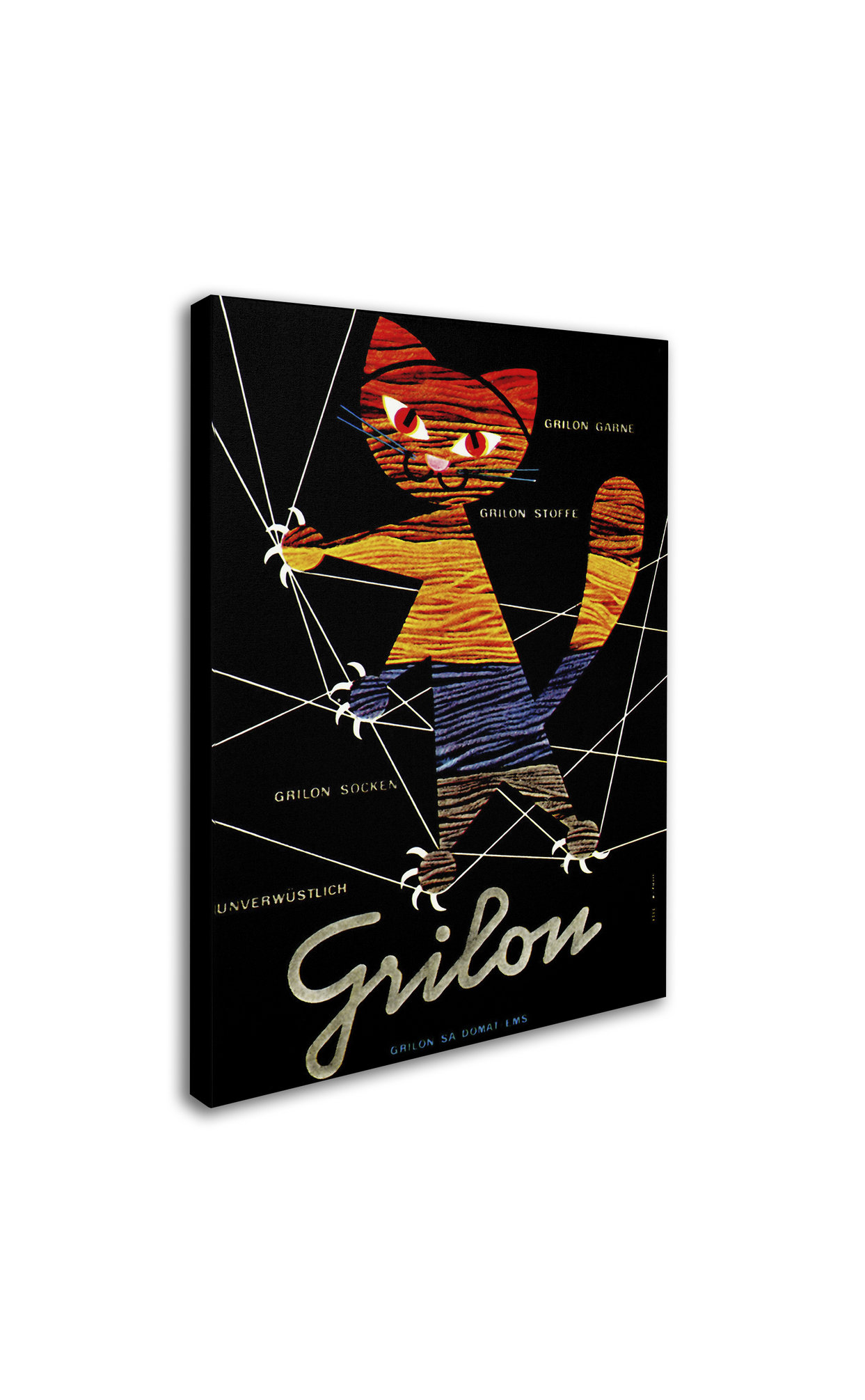 "Grilon" by Vintage Apple Collection, Canvas Art, 32"x24" - Contemporary - Prints And Posters ...