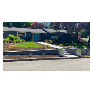 SW Portland Front Yard Remodel - Contemporary - Landscape - Portland ...