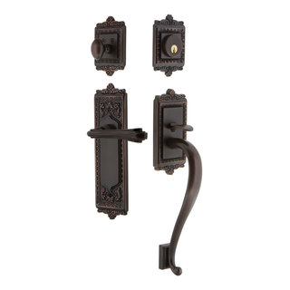 Nostalgic Warehouse Egg & Dart Plate S Grip Entry Set Fleur Lever ...