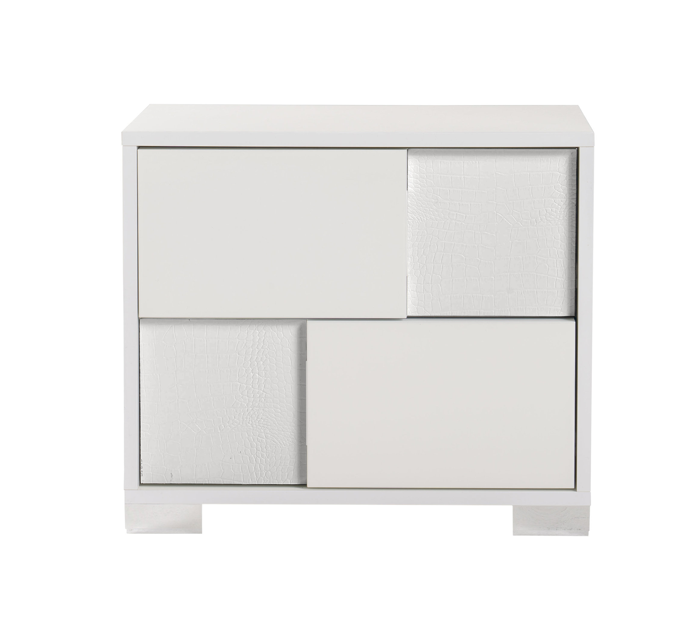 Modrest Ancona Italian Modern White Nightstand - Contemporary ...