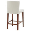 Albie KD Fabric Counter Stool - Transitional - Bar Stools And Counter ...