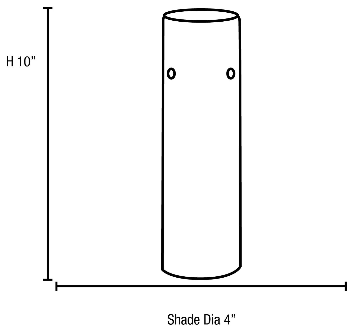 Cylinder Pendant Glass Shade, Black and White - Contemporary - Lamp ...