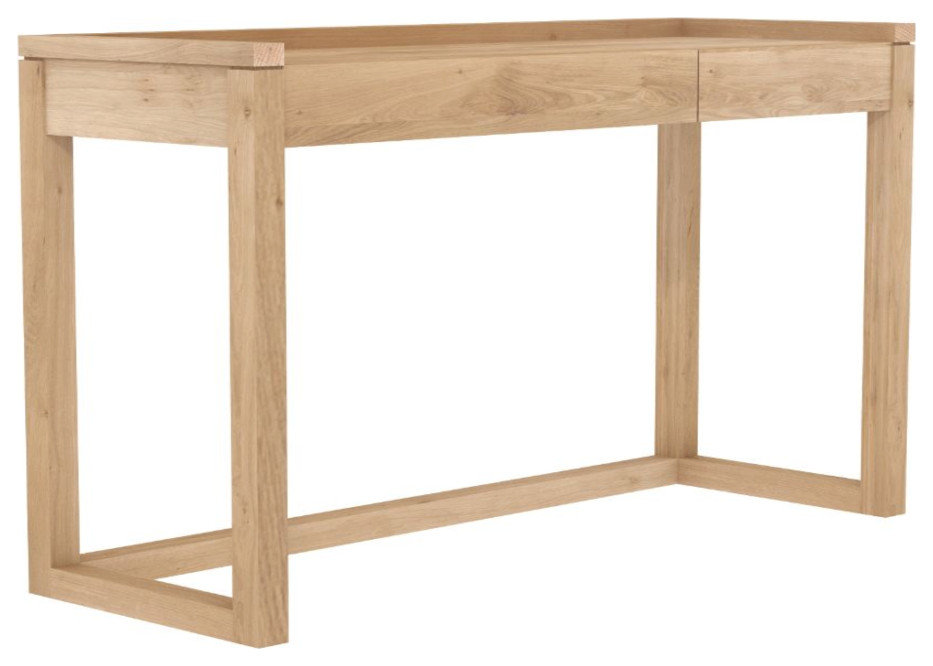 Oiled Oak Desk | OROA Frame - Transitional - Desks And Hutches - by ...