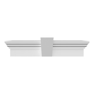 108" Bottom Width x 114 1/4" Top Width x 9"H x 1"P Crosshead With Deco ...