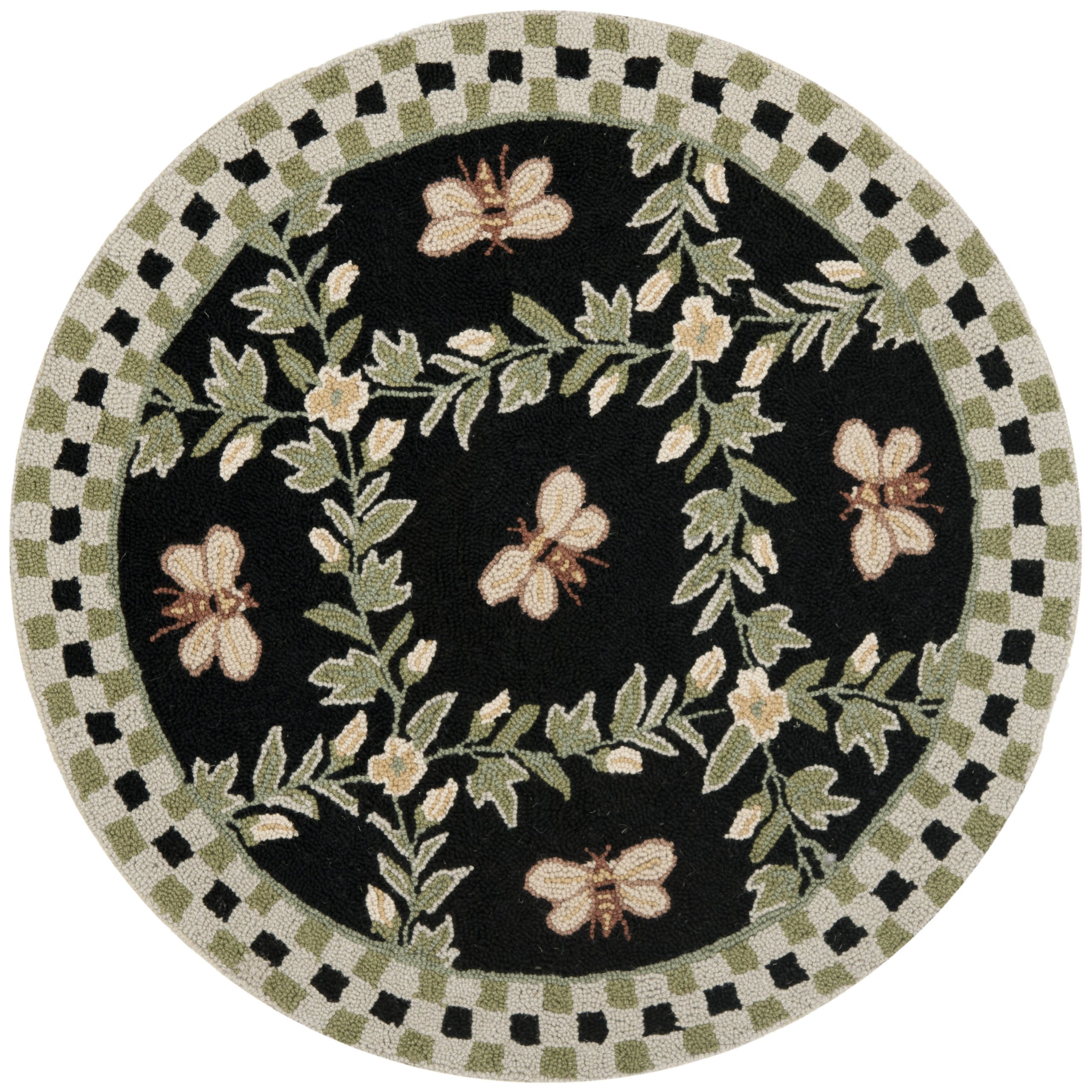 Safavieh Chelsea Collection HK55 Rug, 4' Round - Farmhouse - Area Rugs ...