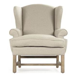 Fabien Wingback Chair - Farmhouse - Armchairs And Accent Chairs - by ...