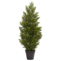 3' Mini Cedar Pine Tree, Indoor/Outdoor - Traditional - Artificial ...