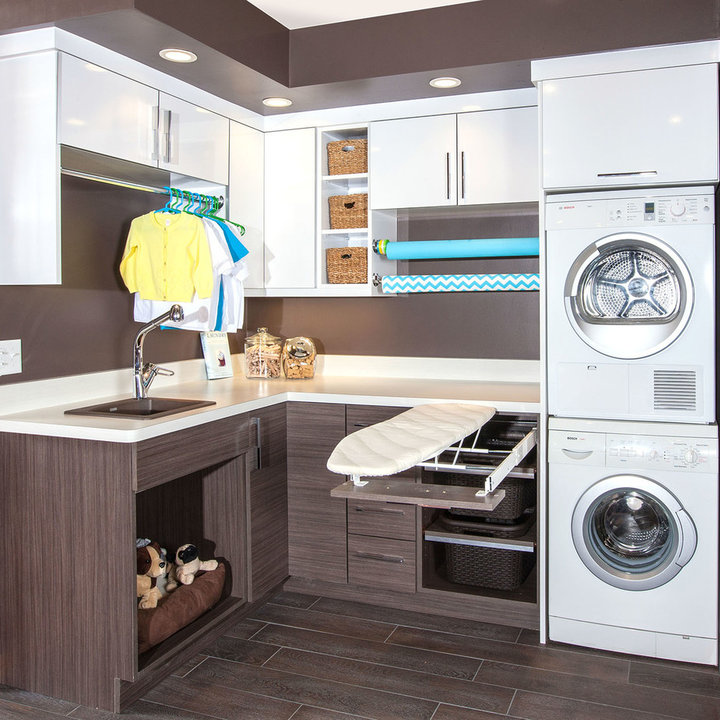 75 Beautiful L-shaped Laundry Room Ideas & Designs - March 2025 | Houzz AU