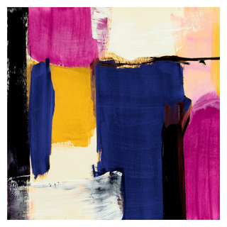 Giant Art 84x84 Spontaneous Fine Art Giant Canvas Print in Pink ...