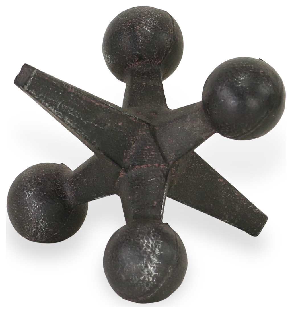 Cheung's Home Decorative Cast Iron Jack Decor, Small - Midcentury ...