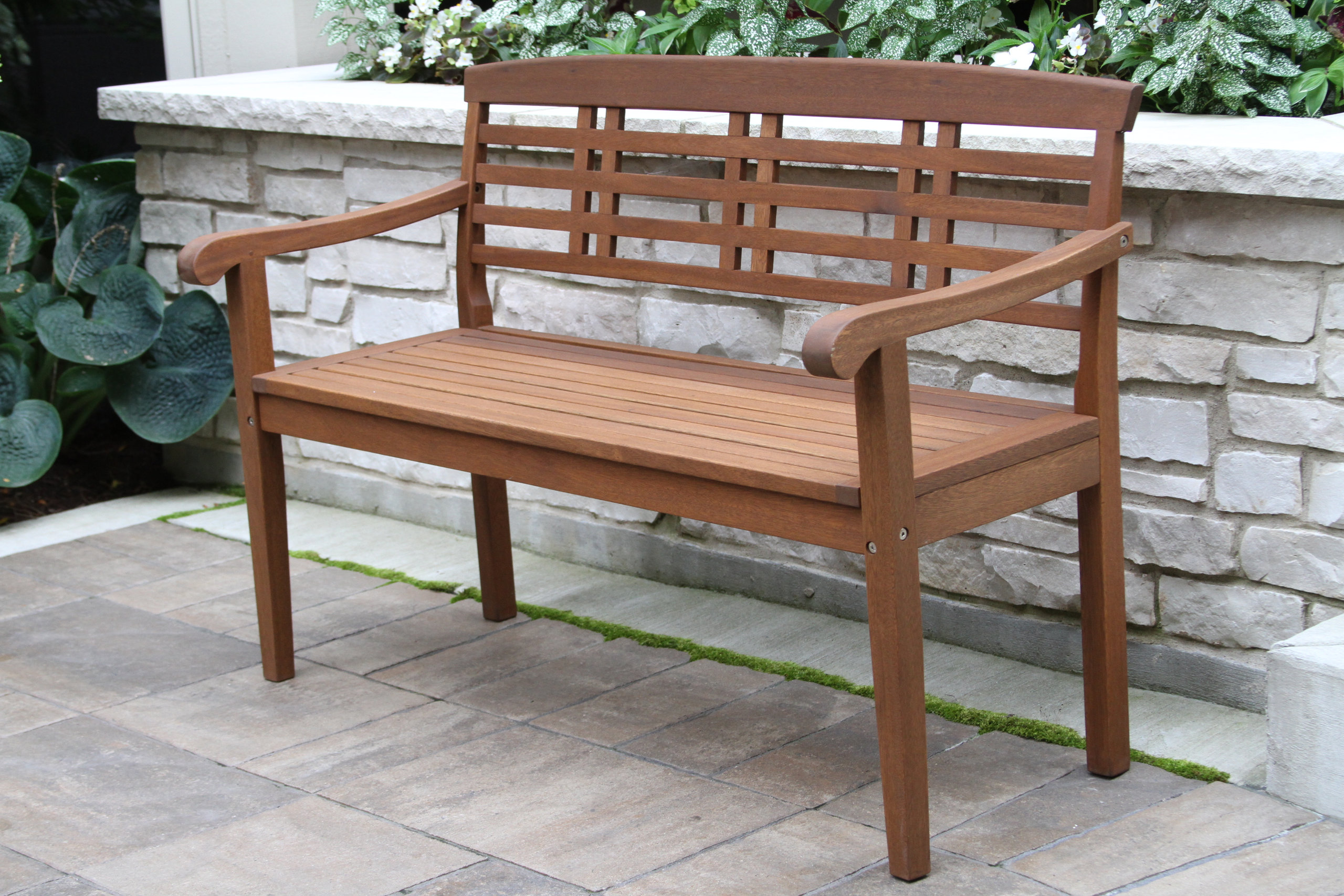 Parkway Eucalyptus Bench - Transitional - Outdoor Benches - by Outdoor ...