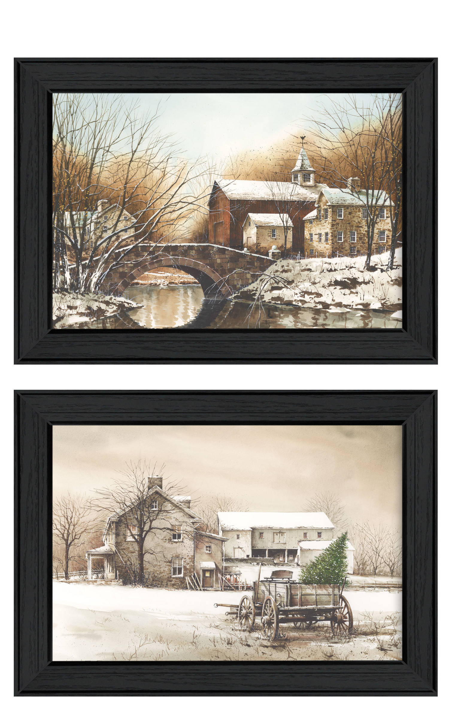 "Winter Reflections" Collection By John Rossini, Printed Wall Art ...
