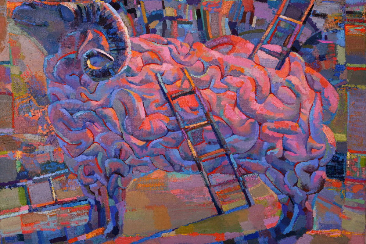 A Brain is Ram, 24X36 - Contemporary - Prints And Posters - by ...