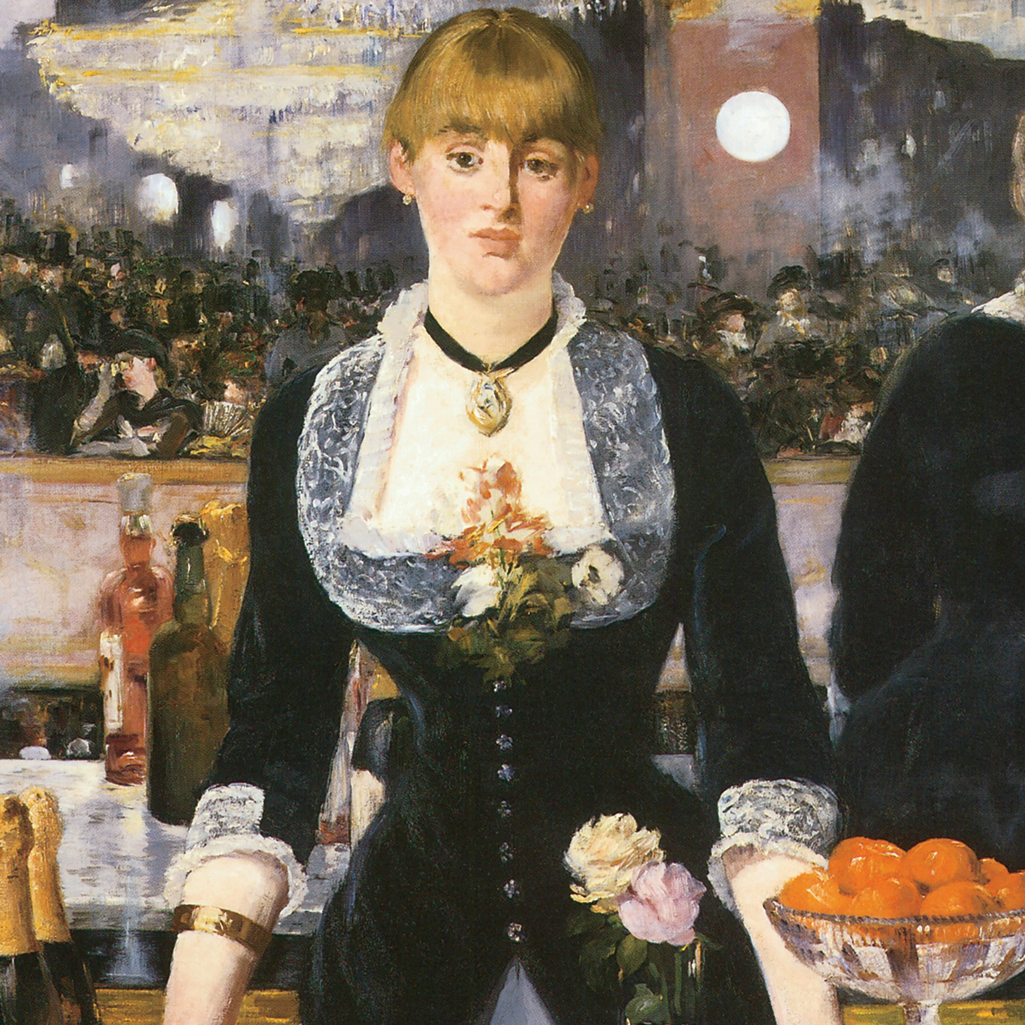 "A Bar At the Folies Bergere" Stretched Canvas Replica, 48"x38" - Traditional - Prints And ...