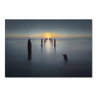 Nadav Jonas 'Last Light' Canvas Art, 12x19 - Beach Style - Prints And ...