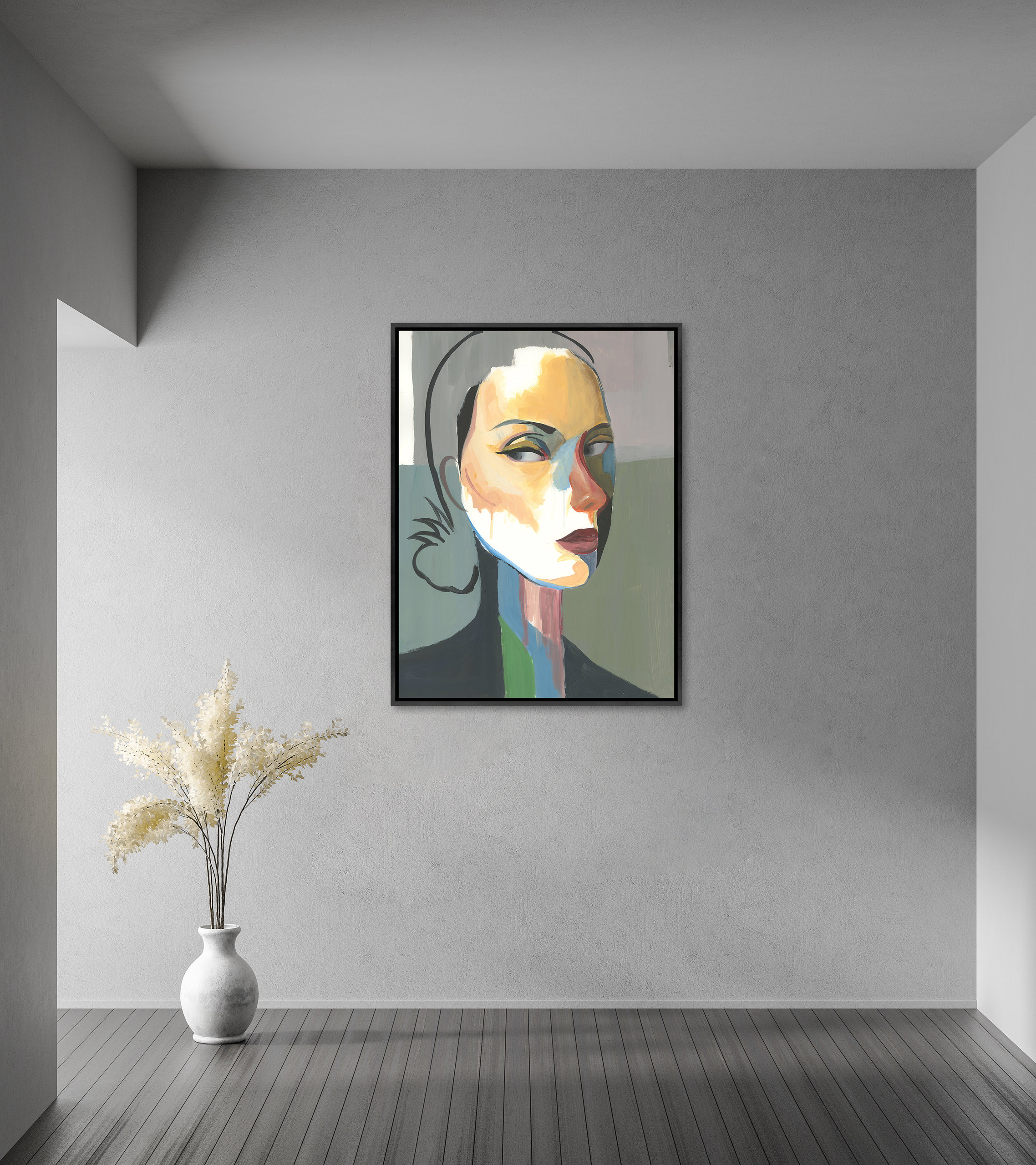 Face Colored, 36 x 50 - Contemporary - Prints And Posters - by Chelsea ...