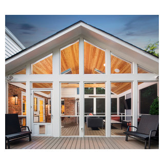 Palisades Screen porch - Contemporary - Porch - DC Metro - by Landis ...