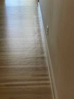 Ripples in hardwood floor refinish