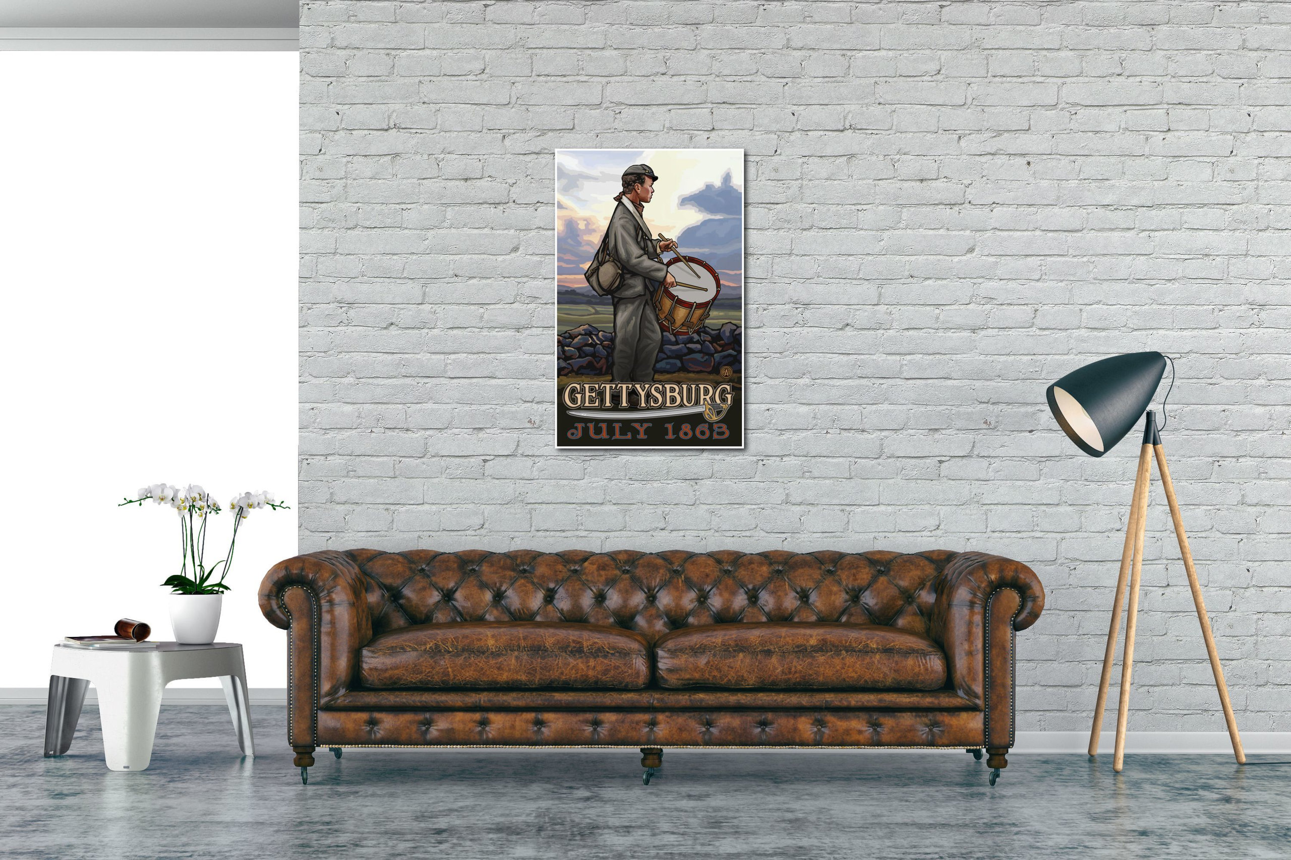 by Artist Paul A. Lanquist Gettysburg Civil War Drummer Art Print, 24 ...