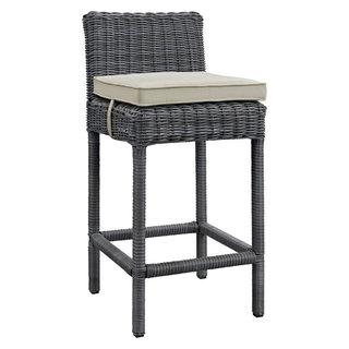 Malta Outdoor Bar Stool - Tropical - Outdoor Bar Stools And Counter ...
