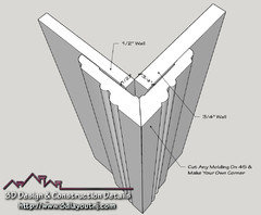 Outside corners - vertical wood paneling