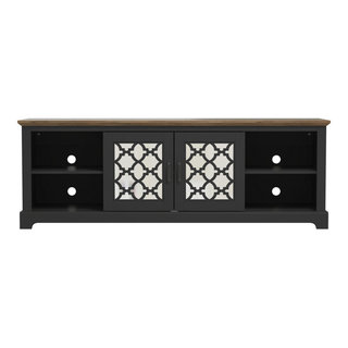 Heron 68.2" 2 Door TV Stand Fits TV's up to 75" - Mediterranean ...