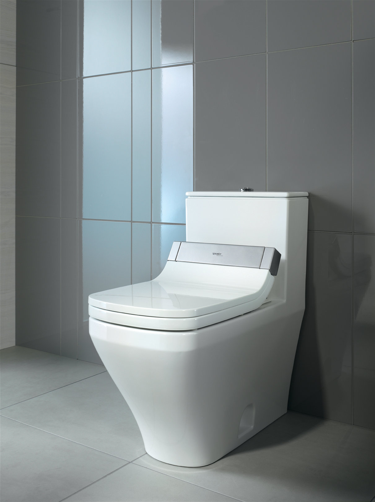 Duravit Durastyle One-Piece Toilet for SensoWash, Dual Flush Top Button ...