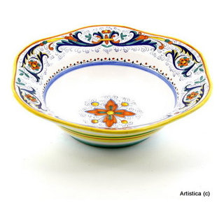 Ricco Deruta: Hexagonal Lg. Salad/Pasta Bowl, 16'' Diameter x 4.25 ...