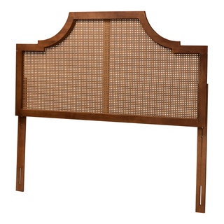 Willie Wood & Rattan Headboard, Queen - Tropical - Headboards - by ...