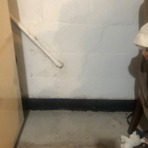 Basement Paint Dilemma - how to paint the dimple board white?