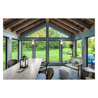 Screened Porch Retreat in Ann Arbor - Contemporary - Porch - Detroit ...