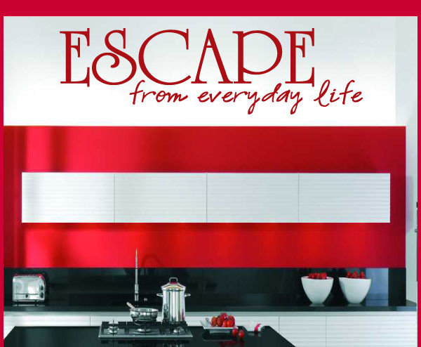 Escape From Vinyl Wall Decal ba006escapeiii, 48 in. - Contemporary ...