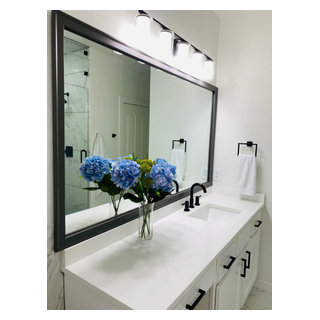 Morgan Framed Wall Mirror, 36"x48" - Transitional - Bathroom Mirrors ...