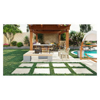Futura Ivory Outdoor - Contemporary - Patio - Phoenix - by Arizona Tile ...