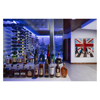 Big House on the Prairie - Modern - Home Bar - Denver - by Rodwin Architecture & Skycastle Homes ...