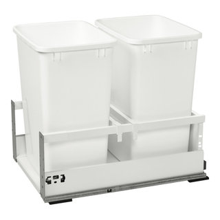 Tandem Pull Out Waste/Trash Container With Soft Close, 19 ...