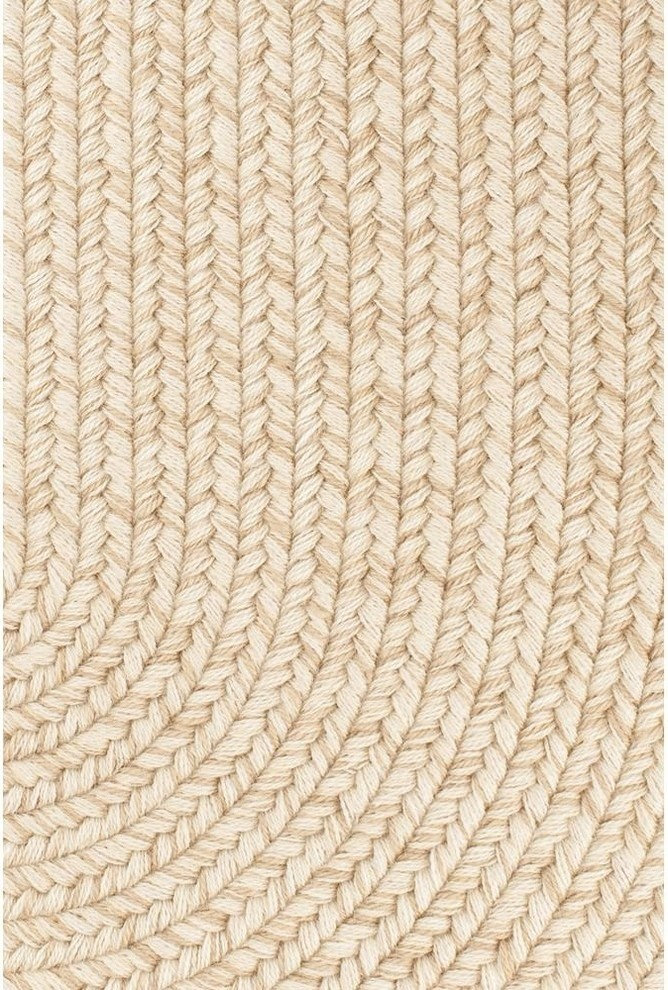 Solid Wool Rug, Sand, 10' Round, 10' Round - Farmhouse - Area Rugs - by ...