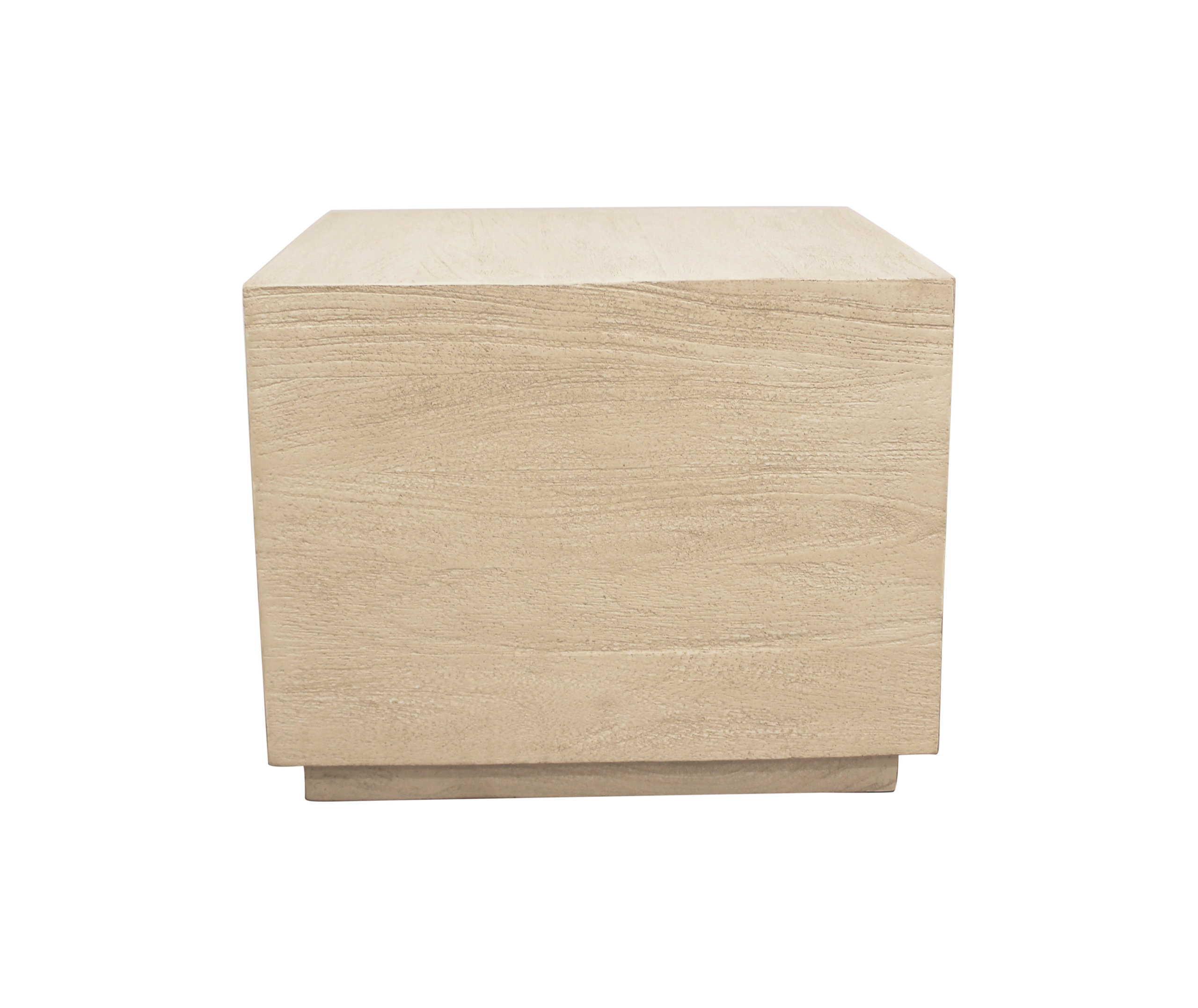 Flagstaff 20" Square Side Table, Stone Natural - Transitional - Side ...