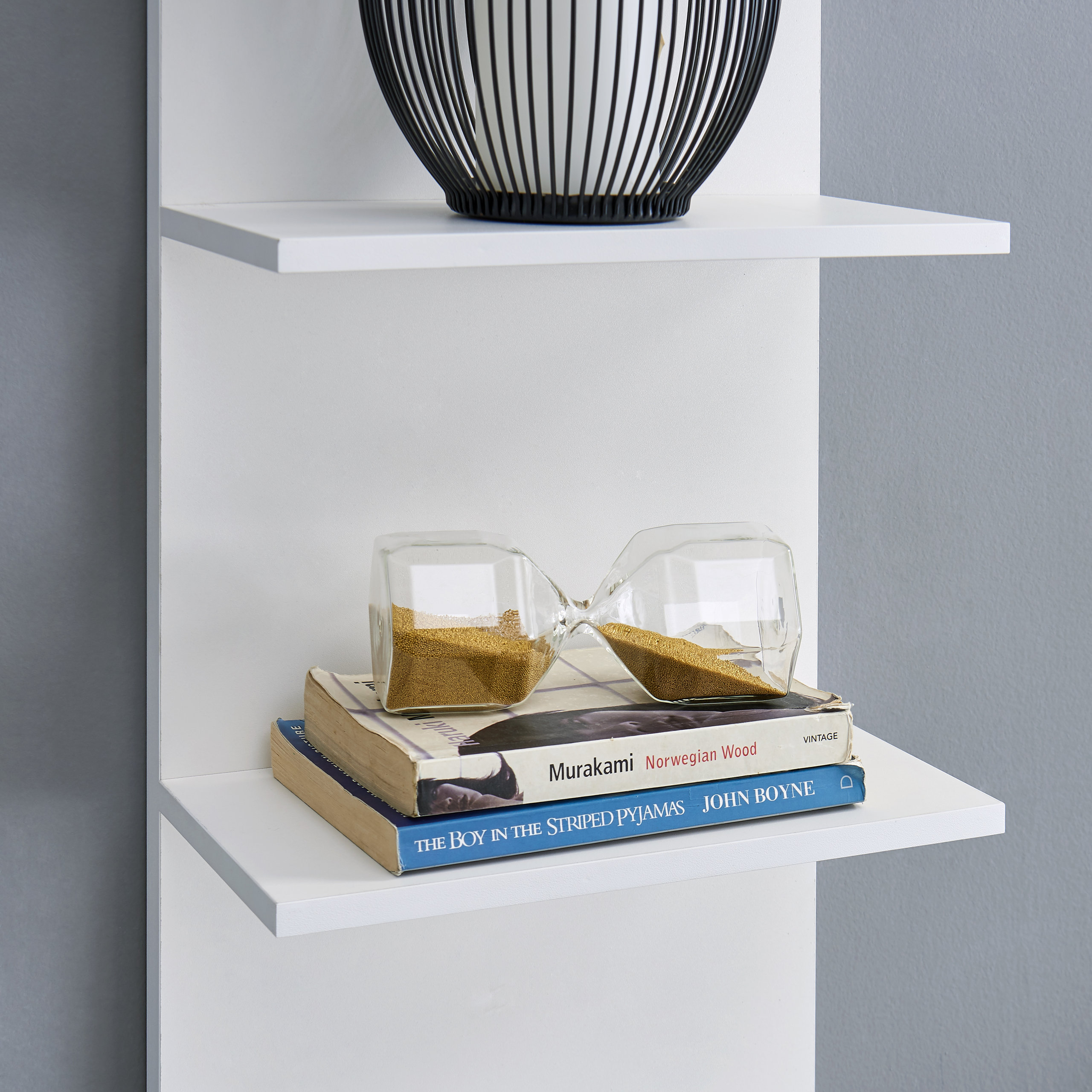 Danya B. Tiered Wide Column Wall Shelf - Transitional - Display And ...