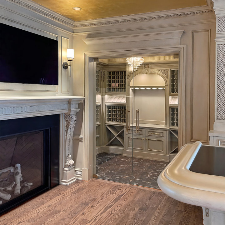 75 Coffered Ceiling Basement Ideas You'll Love - February, 2026 | Houzz