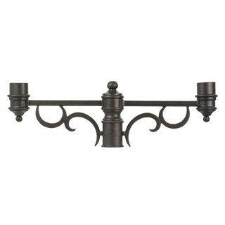 Outdoor Double Post Mount Bracket - Traditional - Lighting Hardware ...