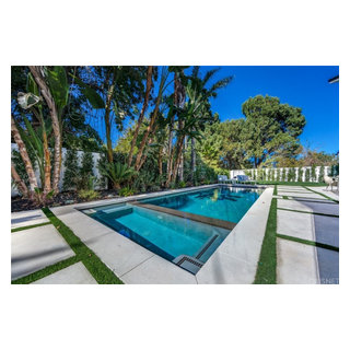 Custom Home - Edgerton Avenue Encino CA - Traditional - Pool - Los ...