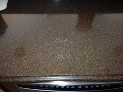 Help with burnt quartz counter top