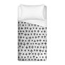 Hand-Drawn Swiss Cross Duvet Cover, Twin - Contemporary - Duvet Covers ...