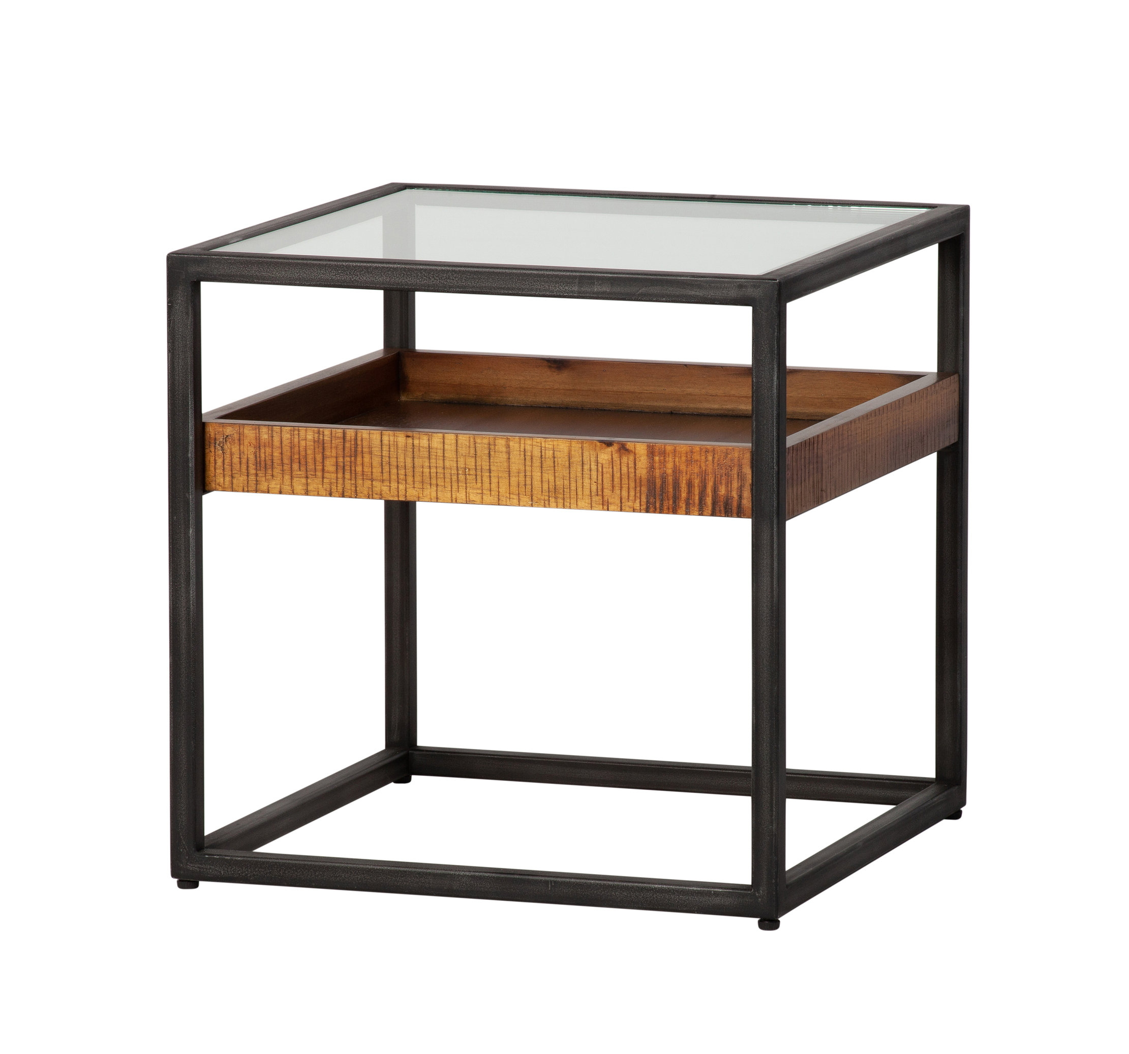 Hudson Shadow Box End Table - Transitional - Side Tables And End Tables ...
