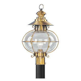 Harbor Outdoor Post Head, Bronze - Beach Style - Post Lights - by Livex ...