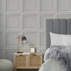 Distinctive Grey Square Panel Wallpaper, Bolt - Transitional ...