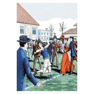 Collapse at The Finish Line, 12" x 18" - Traditional - Prints And ...