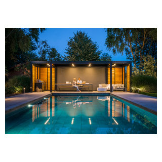 RENSON Das ORGINAL Lamellendach - Contemporary - Pool - by Queen of ...